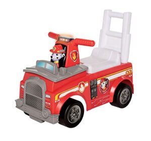 paw patrol kids ride on marshall fire truck ride-on with lights and sounds