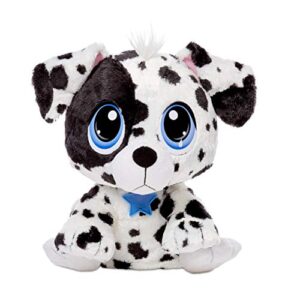 little tikes rescue tales adoptable pets - dalmatian | interactive soft cuddly plush pet toy with collar, tag, head nods, tail wags, lifelike puppy whines, pants, and more sounds | ages 3+