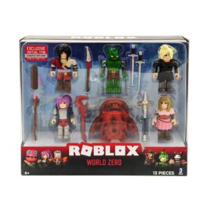 roblox action collection - world zero six figure pack [includes exclusive virtual item]