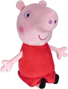 peppa pig plush, 8 inches - soft and squishy stuffed animal from the world of peppa pig - toy gift for toddlers & kids