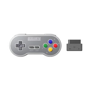 8bitdo sn30 2.4g wireless gamepad for original snes/sfc (sf edition) - super nes for pc