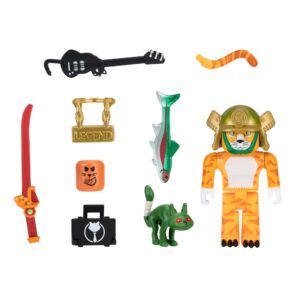 roblox avatar shop series collection - party swat team figure pack [includes exclusive virtual item]