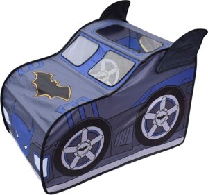 batman batmobile pop up tent – large indoor playhouse for kids | folds for easy storage with carrying bag included | amazon exclusive – sunny days entertainment