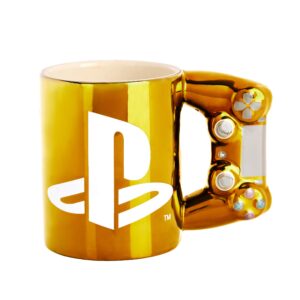 paladone playstation controller mug (gold)