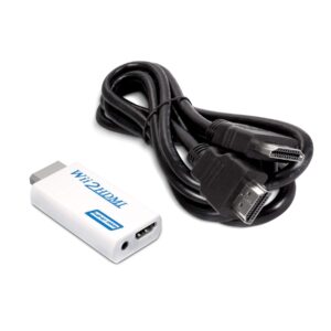 the cimple co compatible with: wii to hdmi adapter - compatible with: nintendo, includes hdmi