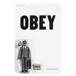 super7 they live reaction figure - male ghoul (black & white)