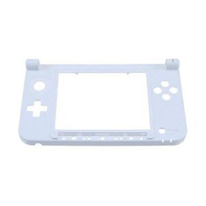 bottom middle hinge shell housing cover midframe case for 3ds xl 3ds ll game console white