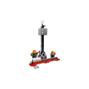 lego super mario thwomp drop expansion set 71376 building kit; collectible playset for creative kids to add new levels to their super mario starter course (71360) set (393 pieces)