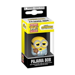 funko pop! keychain: minions: the rise of gru - pajama bob, multicolor