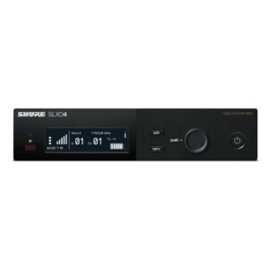 shure slxd4 single channel receiver - for use with slx-d digital wireless microphone systems, transmitter sold separately | j52 band (slxd4=-j52)