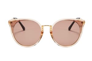 feisedy vintage polarized cat eye sunglasses for women oversized round sunglasses anti glare b7000