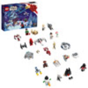 lego star wars 2020 advent calendar 75279 building kit for kids, fun calendar with star wars buildable toys plus code to unlock character in star wars: the skywalker saga game (311 pieces)