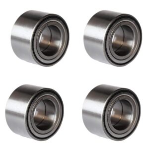 complete sealed front and rear wheel bearing set - fits 2002-up yamaha kodiak grizzly yxz 450 550 660 700 1000