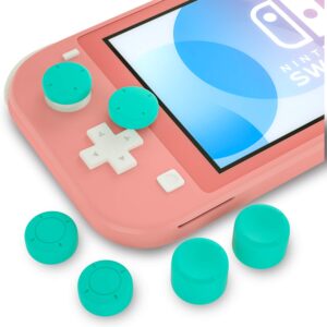 switch lite thumb grips, different sizes joystick caps for nintendo switch lite - turquoise