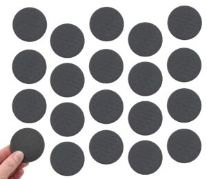 stonehaven miniatures 20pk - blank miniature bases, 2" diameter - designed for 28mm scale table top war game miniatures - plastic, black