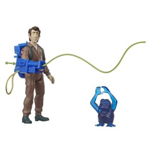 ghostbusters kenner classics peter venkman and grabber ghost retro action figure toy with accessories great gift for collectors and fans