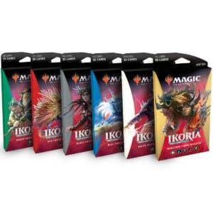 magic the gathering mtg ikoria lair of behemoths theme boosters all 5 colors + monster pack!