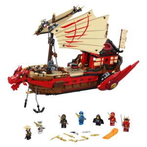 lego ninjago legacy destiny’s bounty 71705 ninja toy building kit featuring ninja action figures (1,781 pieces)