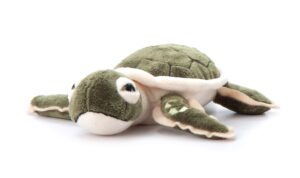 the petting zoo, hatchling sea turtle stuffed animal, gifts for kids, baby sea turtle plush toy 9 inches