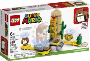 lego super mario desert pokey expansion set 71363 building kit; toy for creative kids to combine with the super mario adventures with mario starter course (71360) playset (180 pieces)