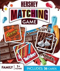 masterpieces officially licensed hershey picture matching card game for kids and families