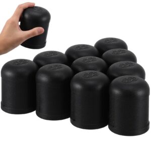 toyvian 10pcs rolling dice cup professional black dice cup cylindrical dice box club bar entertainment game for party decor