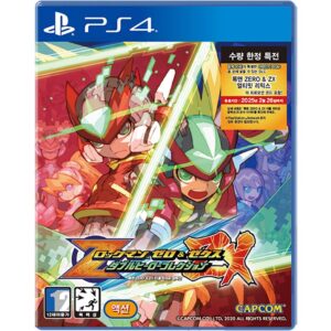 rockman zero & zx double hero collection korean edition [japanese supports] for ps4