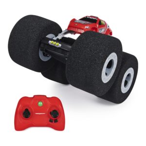 air hogs super soft, stunt shot indoor remote control stunt vehicle with soft wheels, for kids aged 5 and up