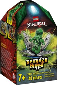 lego ninjago spinjitzu burst - lloyd 70687 ninja playset building kit featuring ninja action figure (48 pieces)