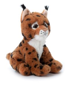 the petting zoo bobcat stuffed animal, gifts for kids, wild onez zoo animals, bobcat plush toy 9 inches