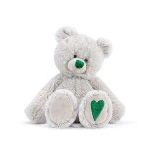 demdaco dreamer green emerald color heart may birthstone 8.5 inch children's plush stuffed animal toy