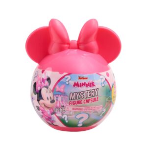 disney junior minnie mouse mystery figure capsule, 9 pieces inside, officially licensed kids toys for ages 3 up by just play