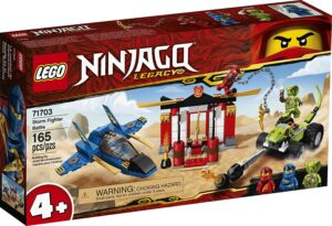 lego ninjago legacy storm fighter battle 71703 ninja playset building toy for kids featuring ninja action figures (165 pieces)