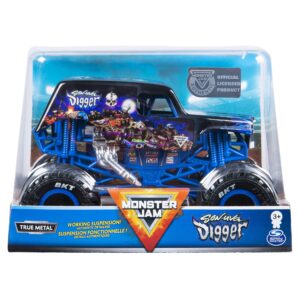 monster jam, official son-uva digger monster truck, die-cast vehicle, 1:24 scale