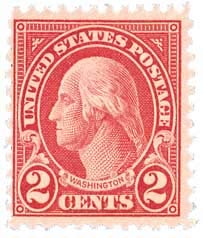 1926 george washington postage stamp catalog number 634 mint never hinged