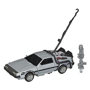 transformers toys generations collaborative: back to the future mash-up, gigawatt - back to the future-35 edition - ages 8 and up, 5.5-inch