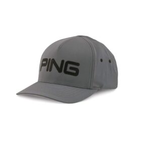 ping tour structured golf hat dark gray l/xl