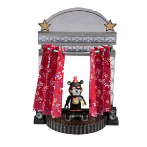 mcfarlane toys five nights at freddy’s star curtain stage small construction set