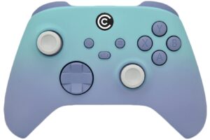 designer series custom wireless controller for pc, windows, series x/s & one - multiple designs available (gold splatter & chrome inserts)