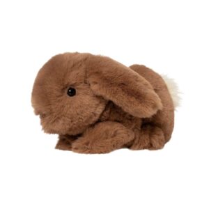 manhattan toy basil the crouching bunny stuffed animal, 5"