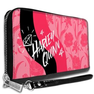 buckle-down women's pu zip around wallet rectangle-birds of prey, 7.5"x4.5"