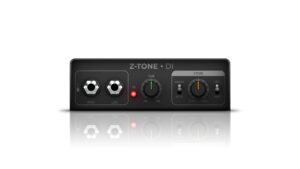 ik multimedia z-tone di instrument preamp, direct box with active/passive pickups selector, switchable pure/jfet channels, and ground lift for use as a reamp box