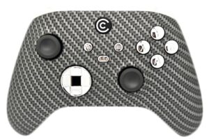 designer series custom wireless controller for pc, windows, series x/s & one - multiple designs available (carbon fiber & silver chrome inserts)