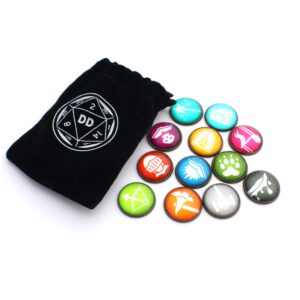 d&d and trpg token set for dungeons and dragons (player classes)