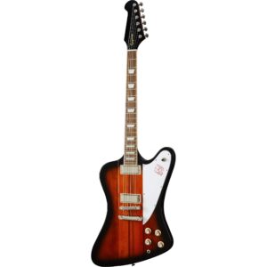 epiphone electric guitar (firebird, vintage sunburst)