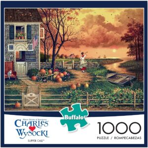 buffalo games - charles wysocki - supper call - 1000 piece jigsaw puzzle