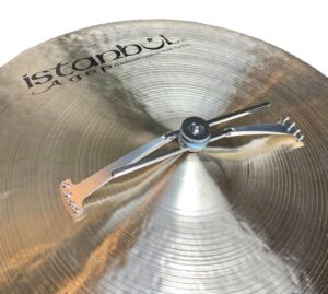 ahead adjustable vintage style cymbal fizzler with rivets (8mm) fx (ahcf8)