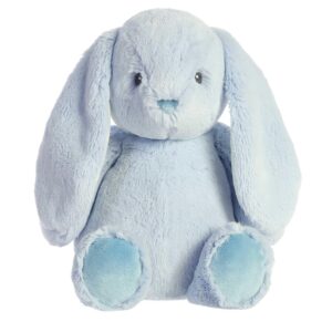 aurora® playful dewey™ bunny baby stuffed animal - soft & cuddly toy - imaginative play - sky 12.5 inches