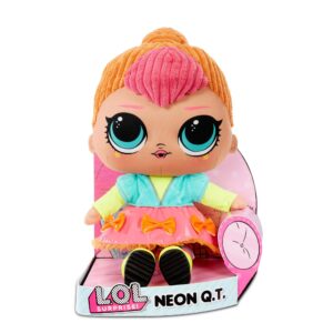 l.o.l. surprise! neon q.t. – huggable, soft plush doll