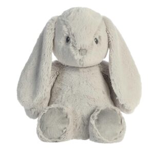 aurora® playful dewey™ bunny baby stuffed animal - soft & cuddly toy - imaginative play - dusk 12.5 inches